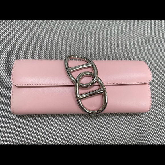 Hermes | Bags | Hermes Ege Clutch Rose Sakura | Poshmark